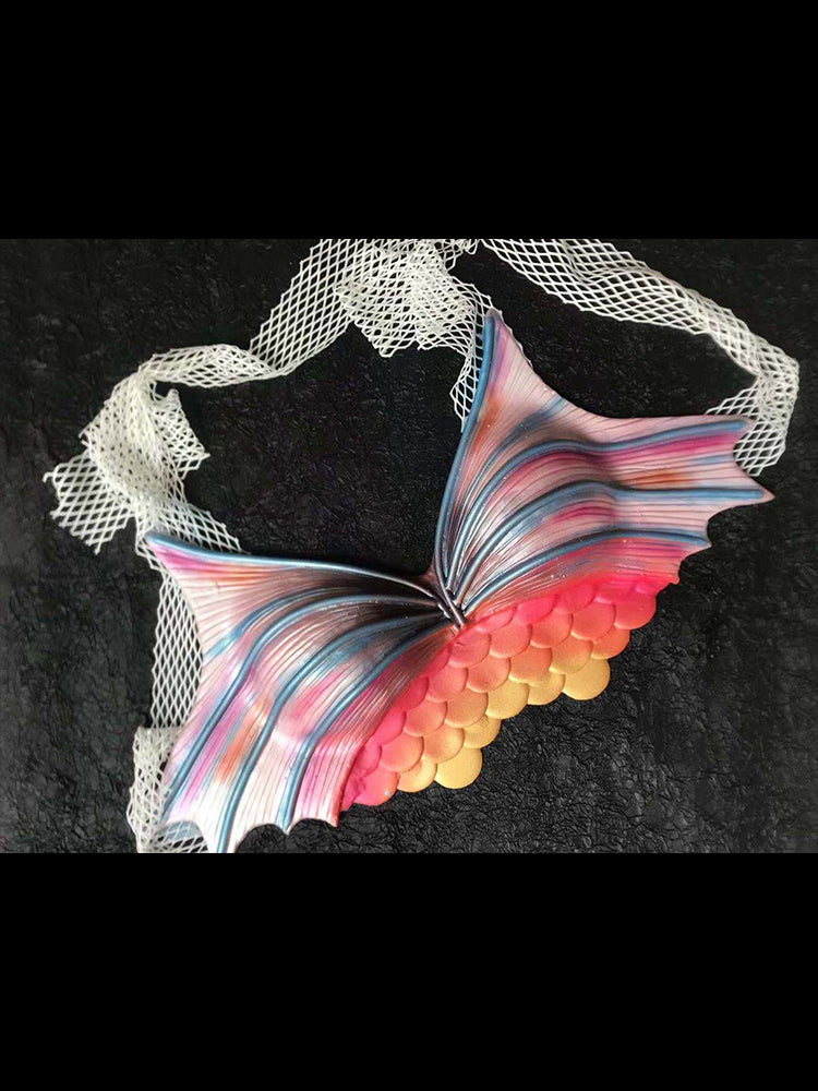 Goldfish Mermaid Tail 3 Pink & Yellow – Mermaid Lucia Official